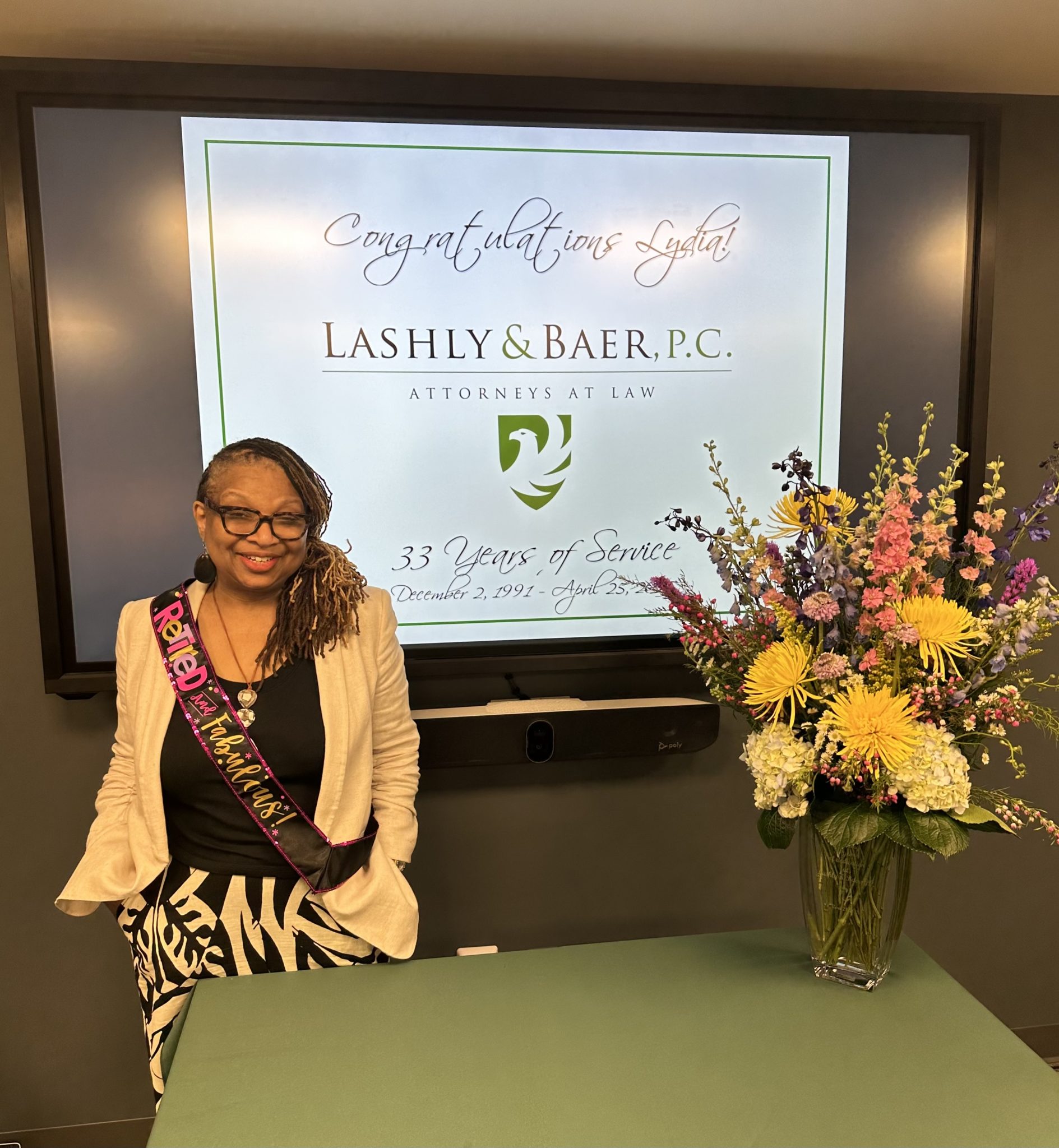 Happy Retirement, Lydia Strickland! | Lashly & Baer, P.C.